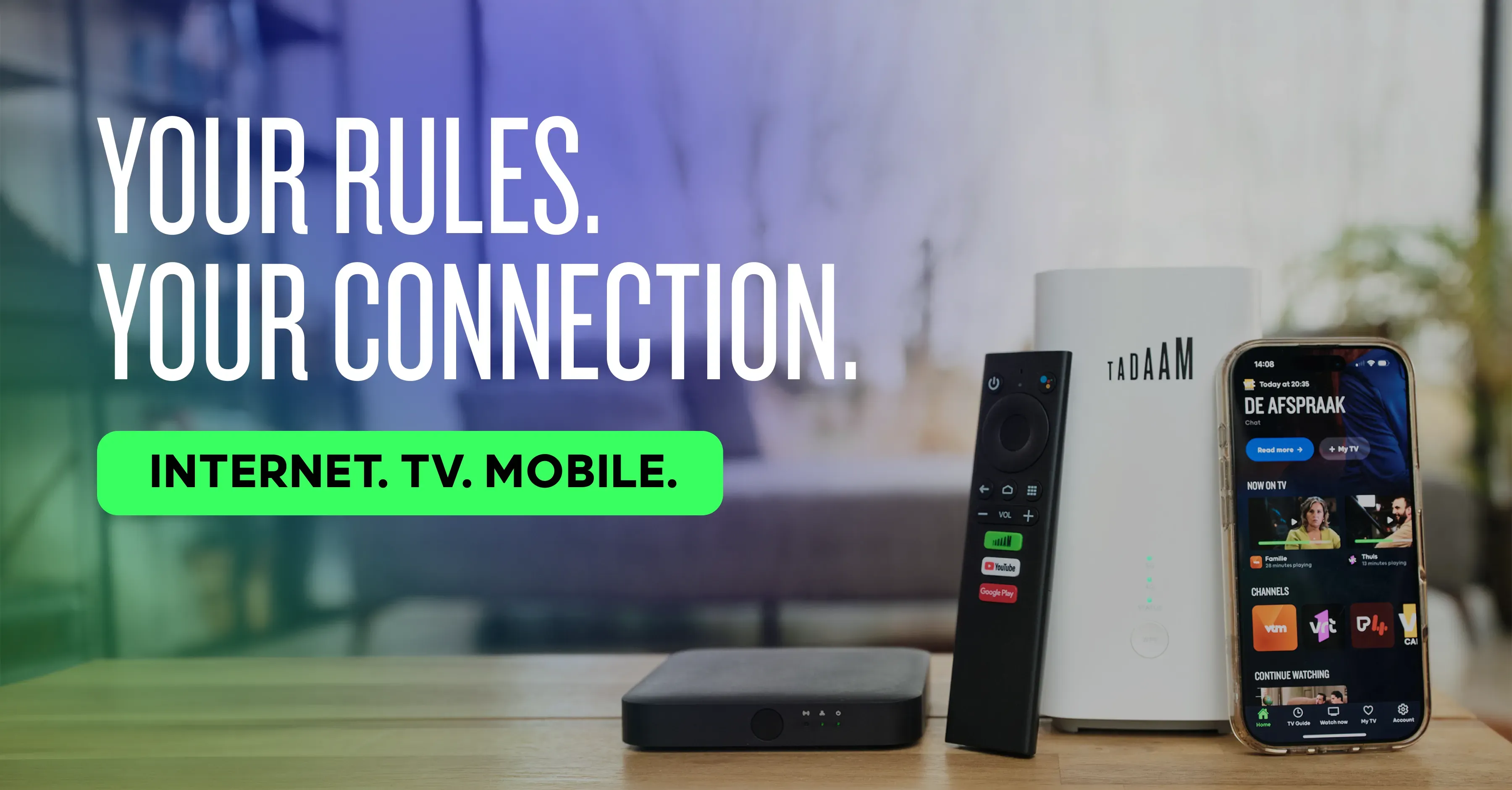 Internet & TV + Mobile | The most flexible provider | TADAAM